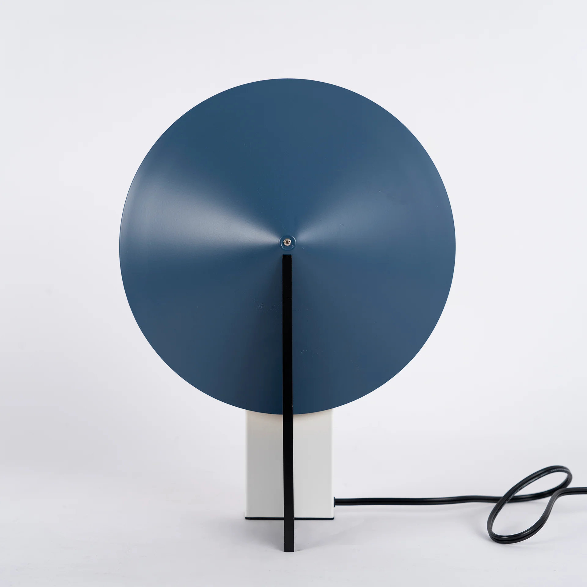 Blue metal table light - lampada